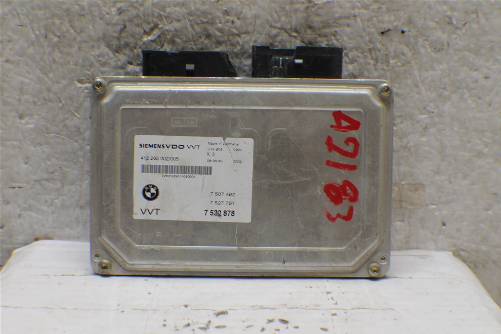 2004 2005 BMW X5 Valvetronic Valve Control Unit 7532878 Module 116 12N4 ...