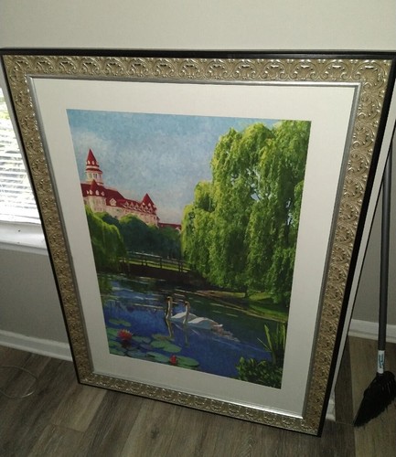 GRAND FLORIDIAN Original Disney Cast Member Prop ~Art Painting from ...