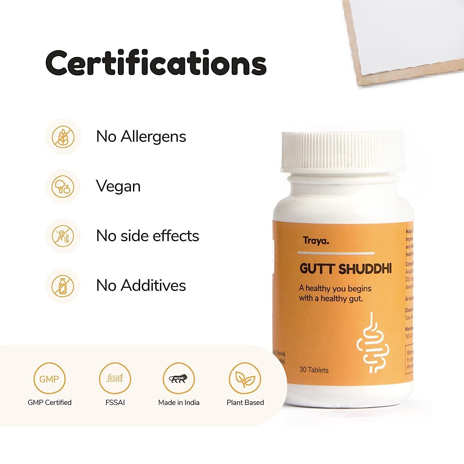 Traya Gut Shuddhi - Ayurvedic digestion herbs , All natural ingredients ...