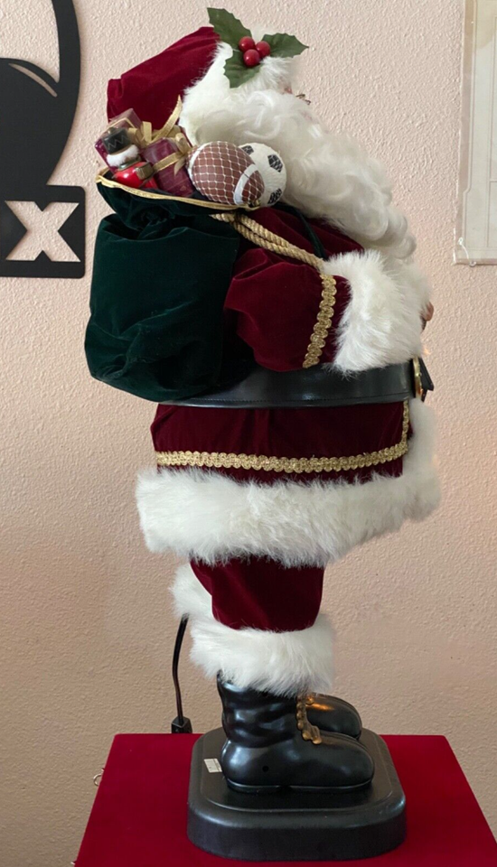 VTG 1998 Holiday Creations Animated 29” Mr. Santa Claus Animated ...