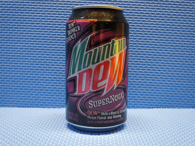 2008 Mountain Dew DEWMocracy.com SuperNova Empty 12oz 355ml Can mtn mt ...