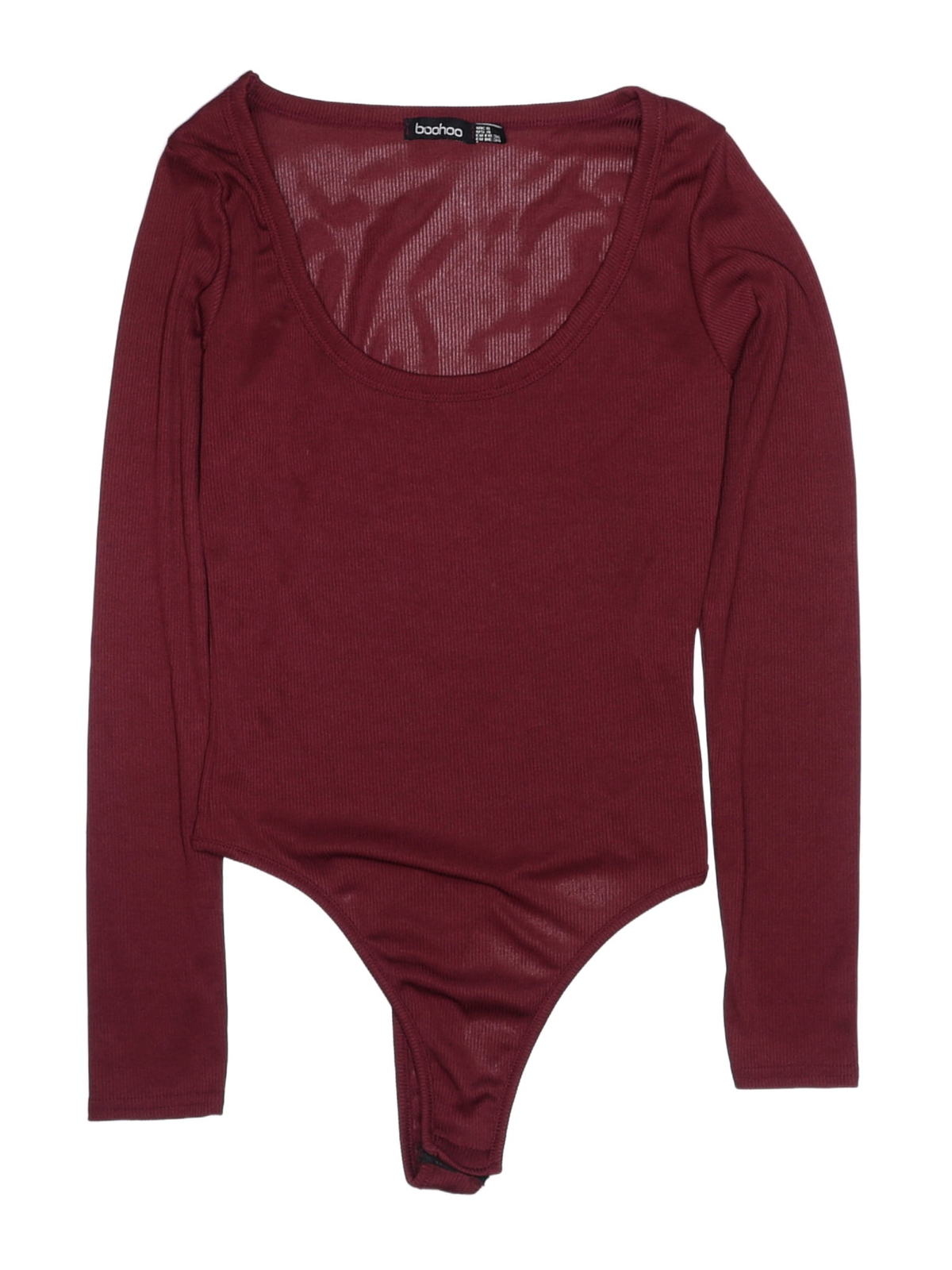 Boo Hoo Women Red Bodysuit 4 - Gem