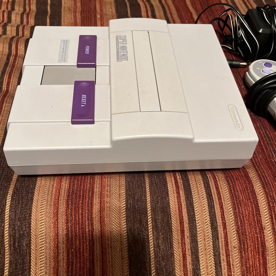 Super Nintendo Entertainment System Console Model No. SNS-001 SNES ...