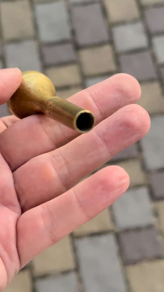 RUSSIA Brass Trumpet USSR Cornet Mouthpiece Old Vintage Musical ...