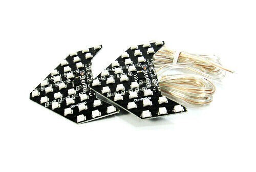 2x Amber 27 LED Sequential Arrow Panel Car Side Mirror Turn Signal ...