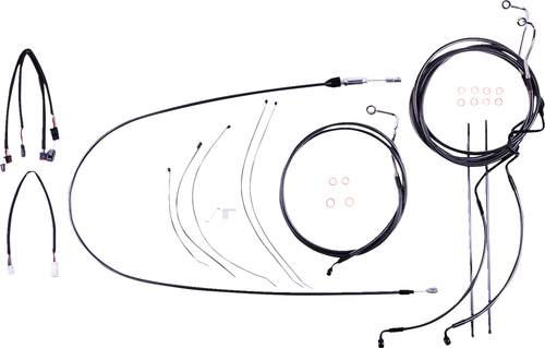 MAGNUM SHIELDING - 4871211 - Control Cable Kit - Black Pearl Harley ...