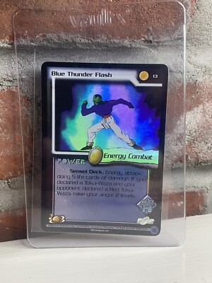 Blue Thunder Flash Dragon Ball Z Foil Holo DBZ TCG #13 | eBay