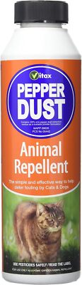 Vitax Pepper Dust Animal Repellent Deters Cats & Dogs from Fouling 225g ...