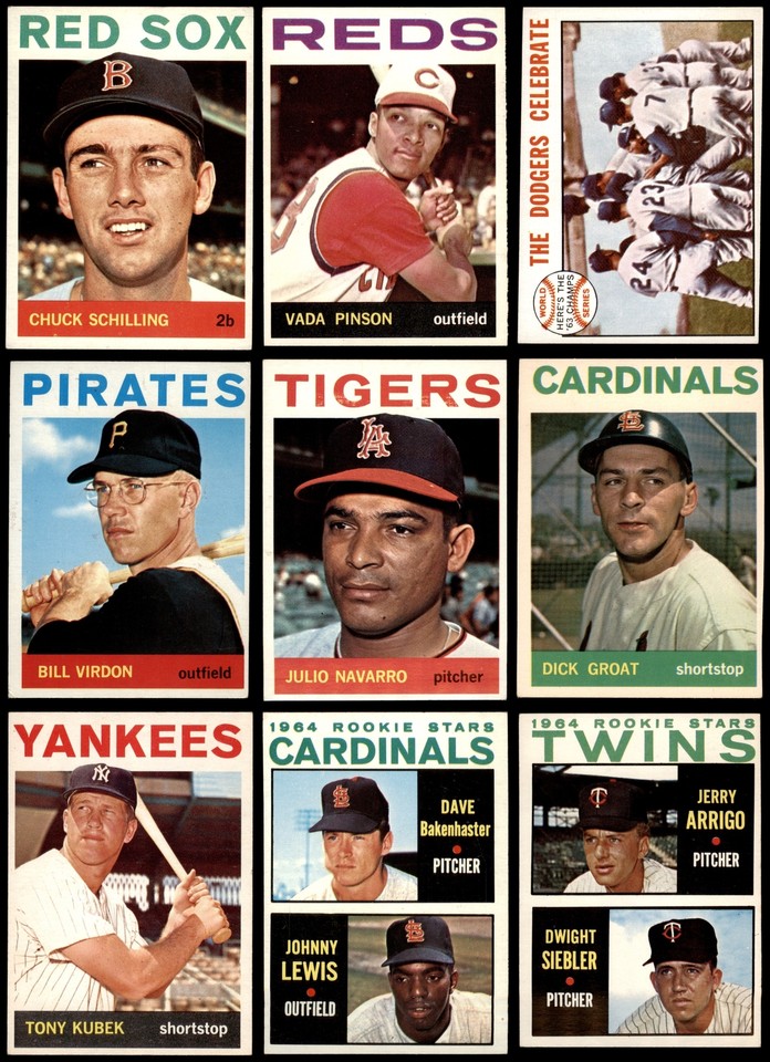 1964 Topps Baseball 400 Card Starter Set / Lot 6 - EX/MT BSET | eBay