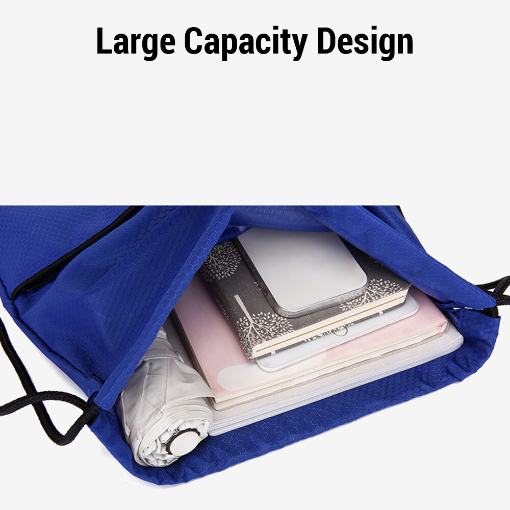Drawstring Bag Waterproof Oxford Cloth Draw String Back Sack with U9P7 ...
