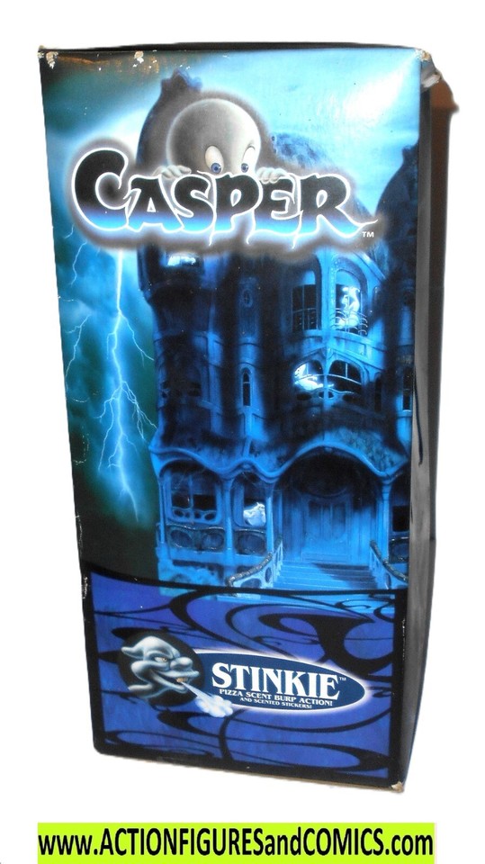 10 inch CASPER the friendly ghost STINKIE Pizza scent burp action 2004 ...