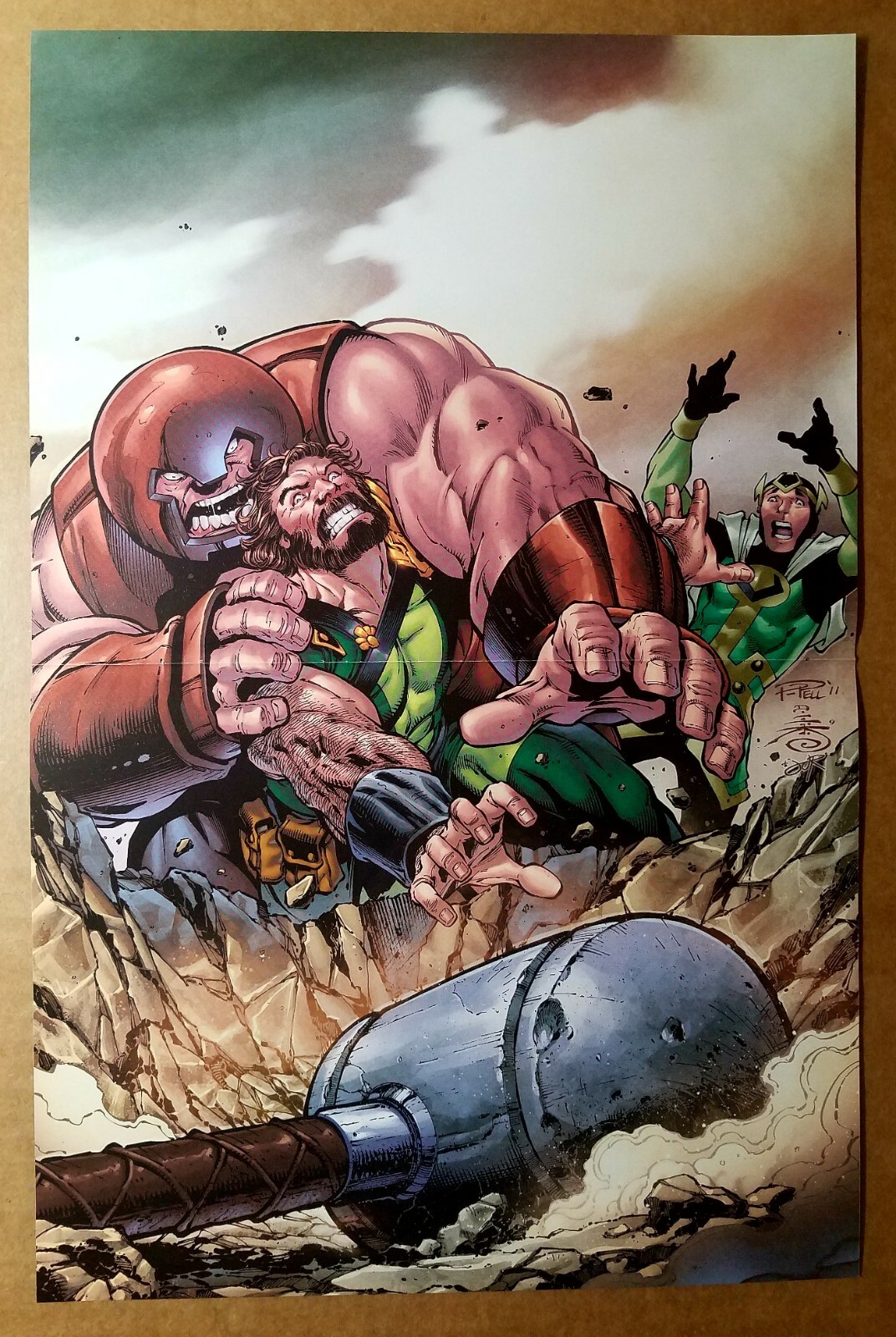 Fear Itself Juggernaut Marvel Comics Poster by Paul Pelletier | eBay