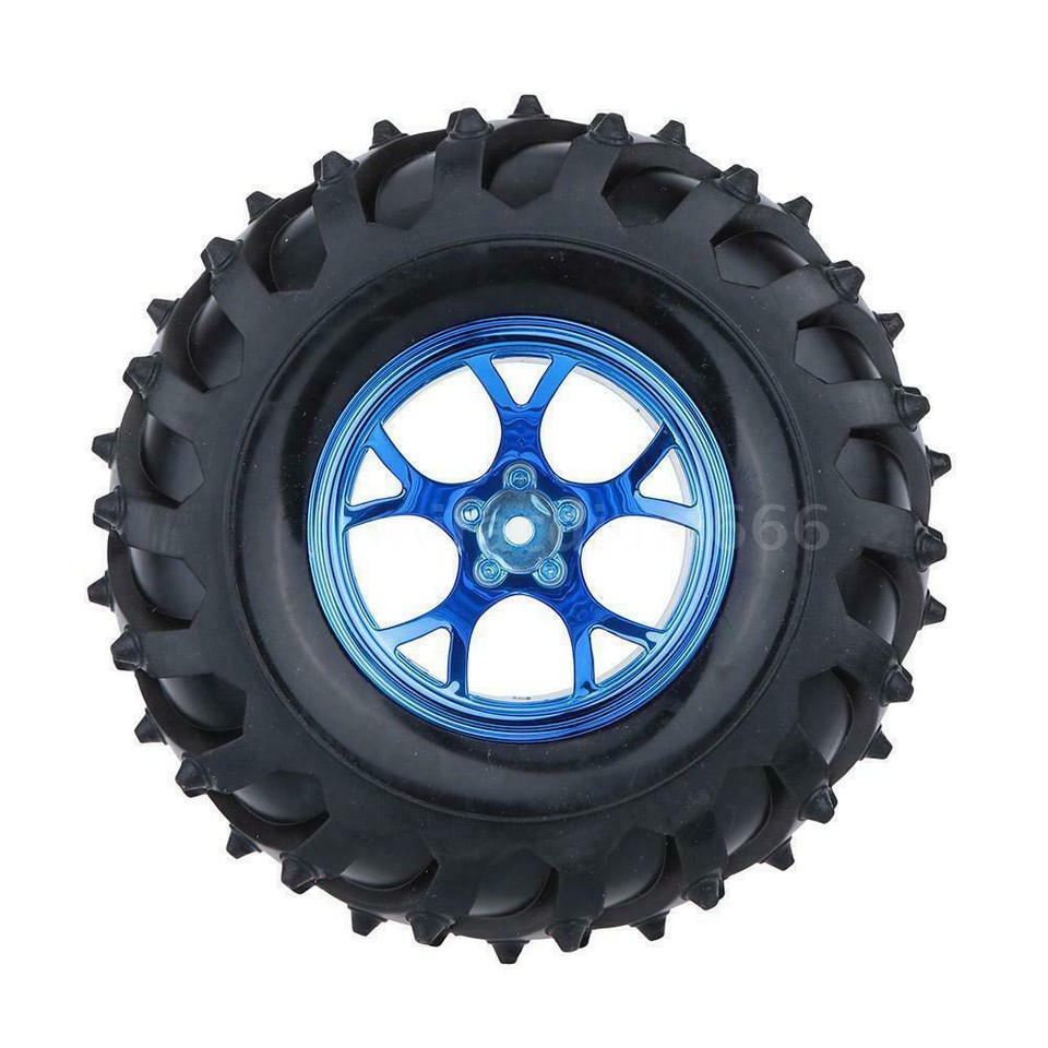 1/10 Rc Monster Truck Wheels Tires Set for Traxxas Stampede Grave ...