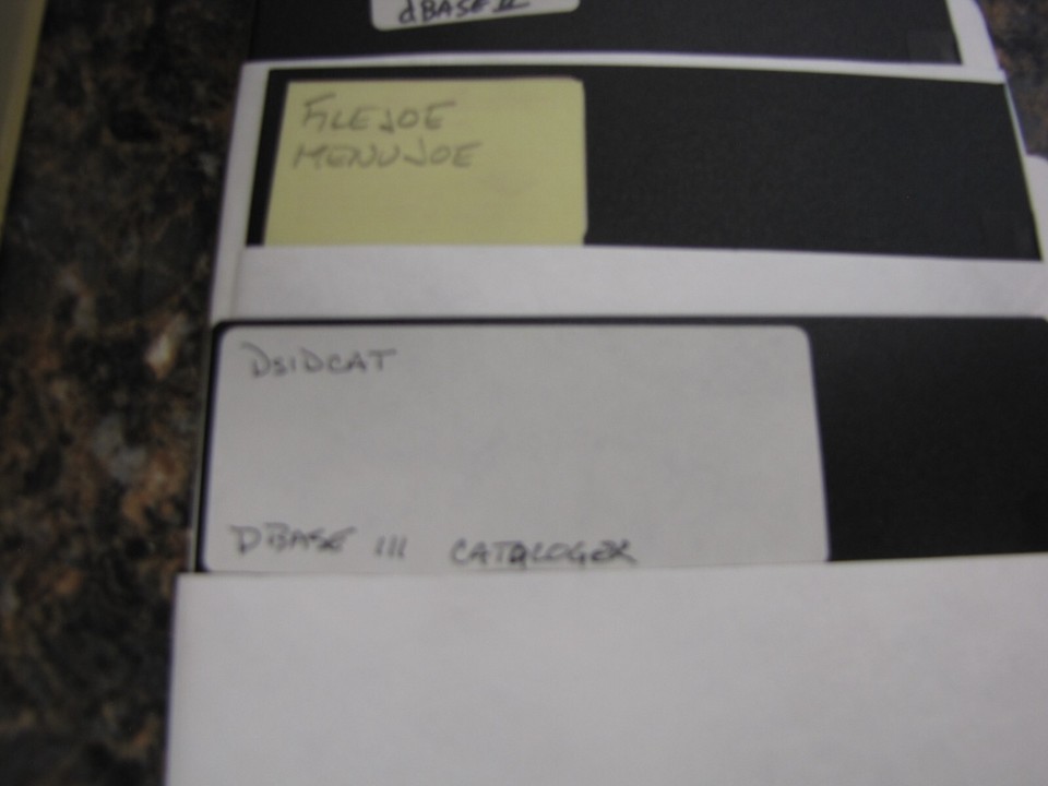 Lot of (12) Vintage 5.25" Disks - DBase III/Cupper Software with Box ...