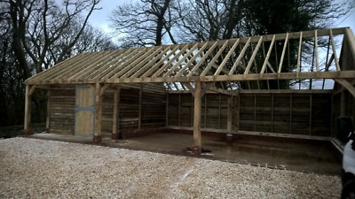 Oak Framed Stables and Car Barn | eBay UK