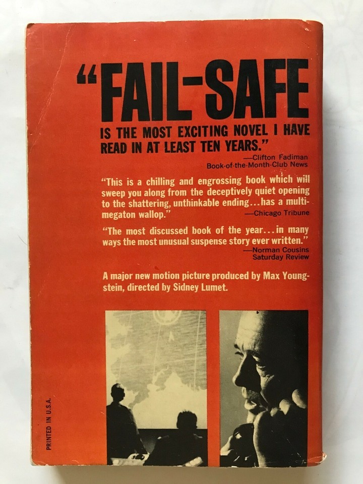 Fail Safe (Reprint Edition) by Eugene Burdick, Harvey Wheeler, E. L ...