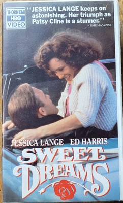 Sweet Dreams (VHS 1985 Thorn EMI HBO ) Patsy Cline Story Jessica Lange ...