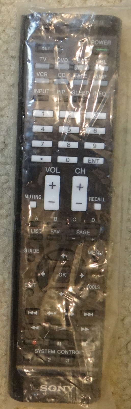 NEW GENUINE Original SONY AV REMOTE CONTROL RM-VL610A | eBay