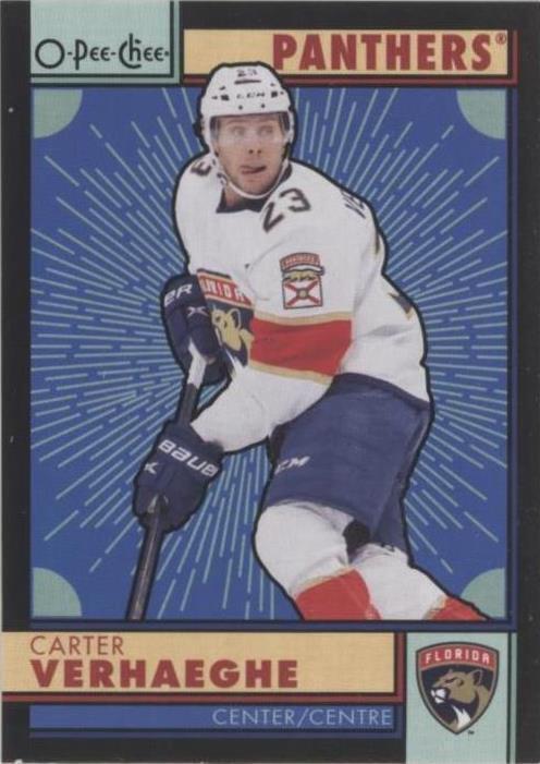 2022-23 O-Pee-Chee - Carter Verhaeghe #205 Retro Black Border /100 for ...