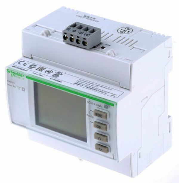 Schneider Electric METSEPM3250 Pm3250 LCD Digital Power Meter Modbus ...