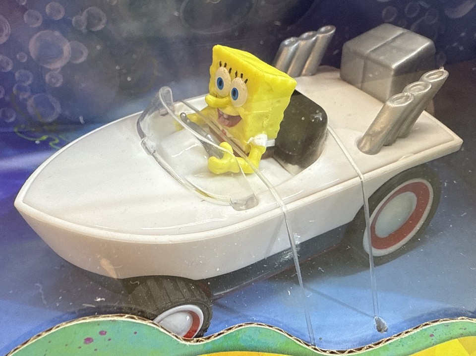 Nickelodeon SpongeBob SquarePants Hot Rod Boats Pull-Back New | eBay
