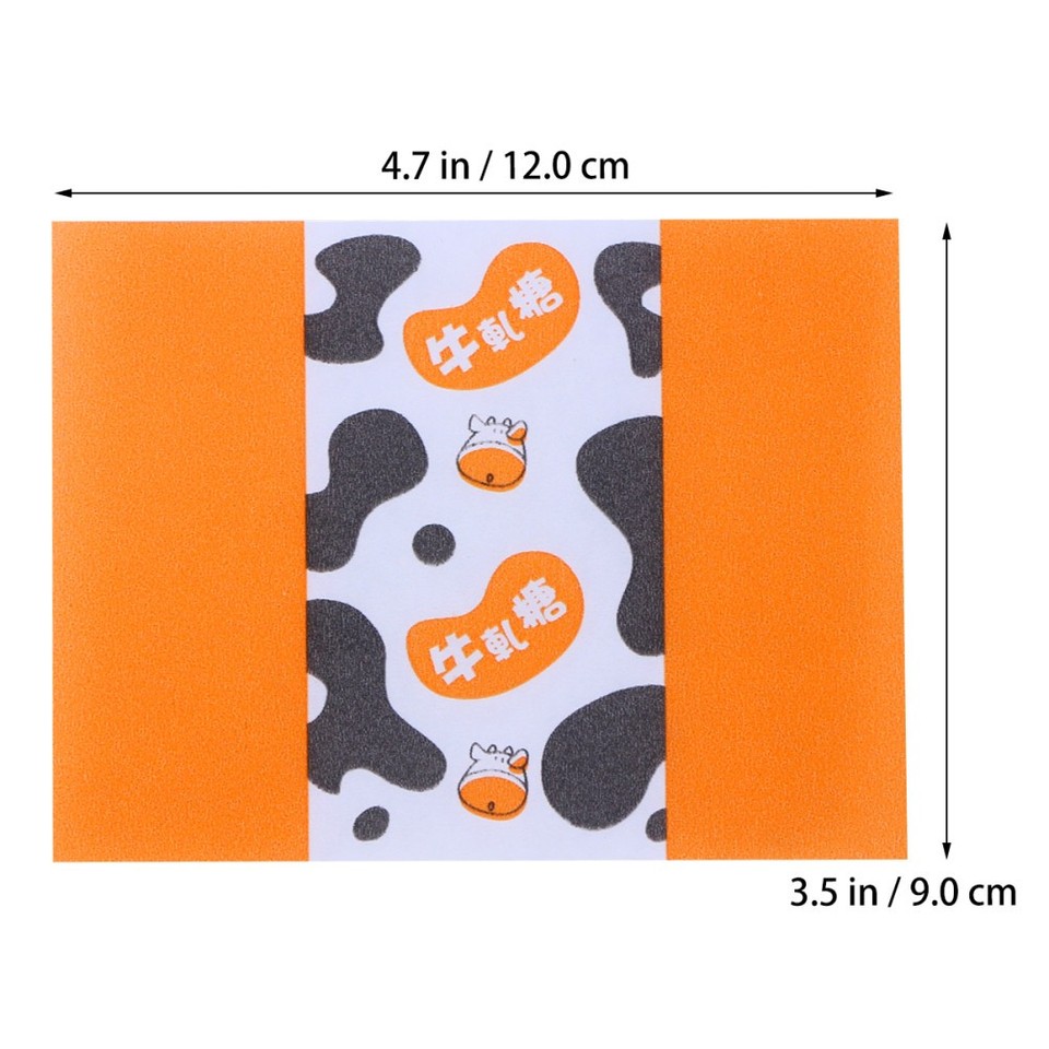 500PCS Nougat Wrapper Sugar Paper Oil Pad Paper Children's Small Fresh ...