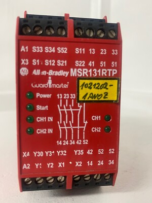 Allen Bradley MSR131RTP 440R-C23137 Ser. A Guardmaster safety Relay | eBay
