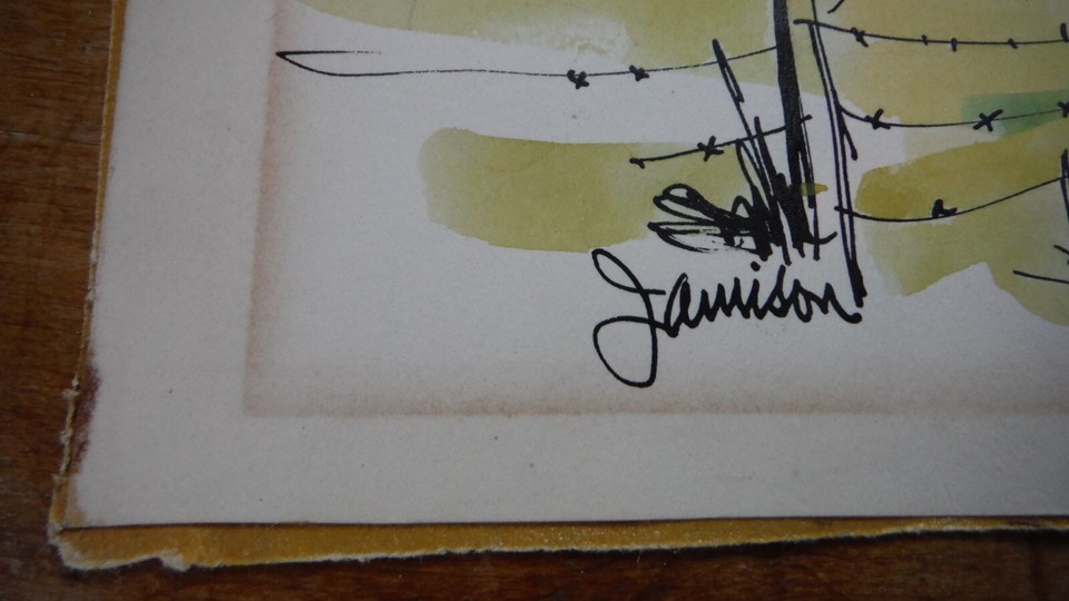 Vintage Philip Jamison Signed West Chester PA "Frank's Barn" Watercolor ...
