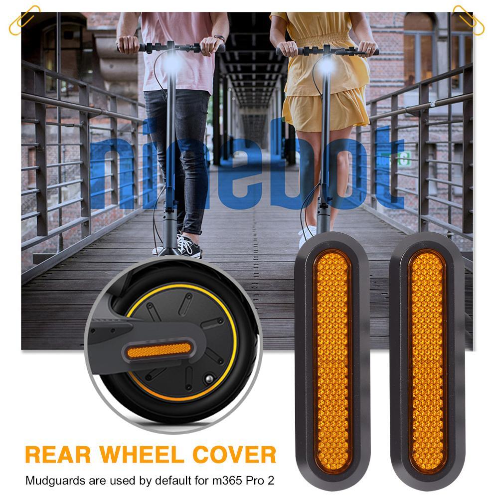3Pcs Reflective Rear Wheel Hub Cover for Mi Electric Scooter Pro 2 M365 ...