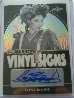 2020 Leaf Pop Century Metal - Vinyl Signs Auto Black - Toni Basil 5/10 ...