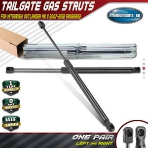 2x Tailgate Boot Gas Struts for Mitsubishi Outlander MK II 2007-2012 ...