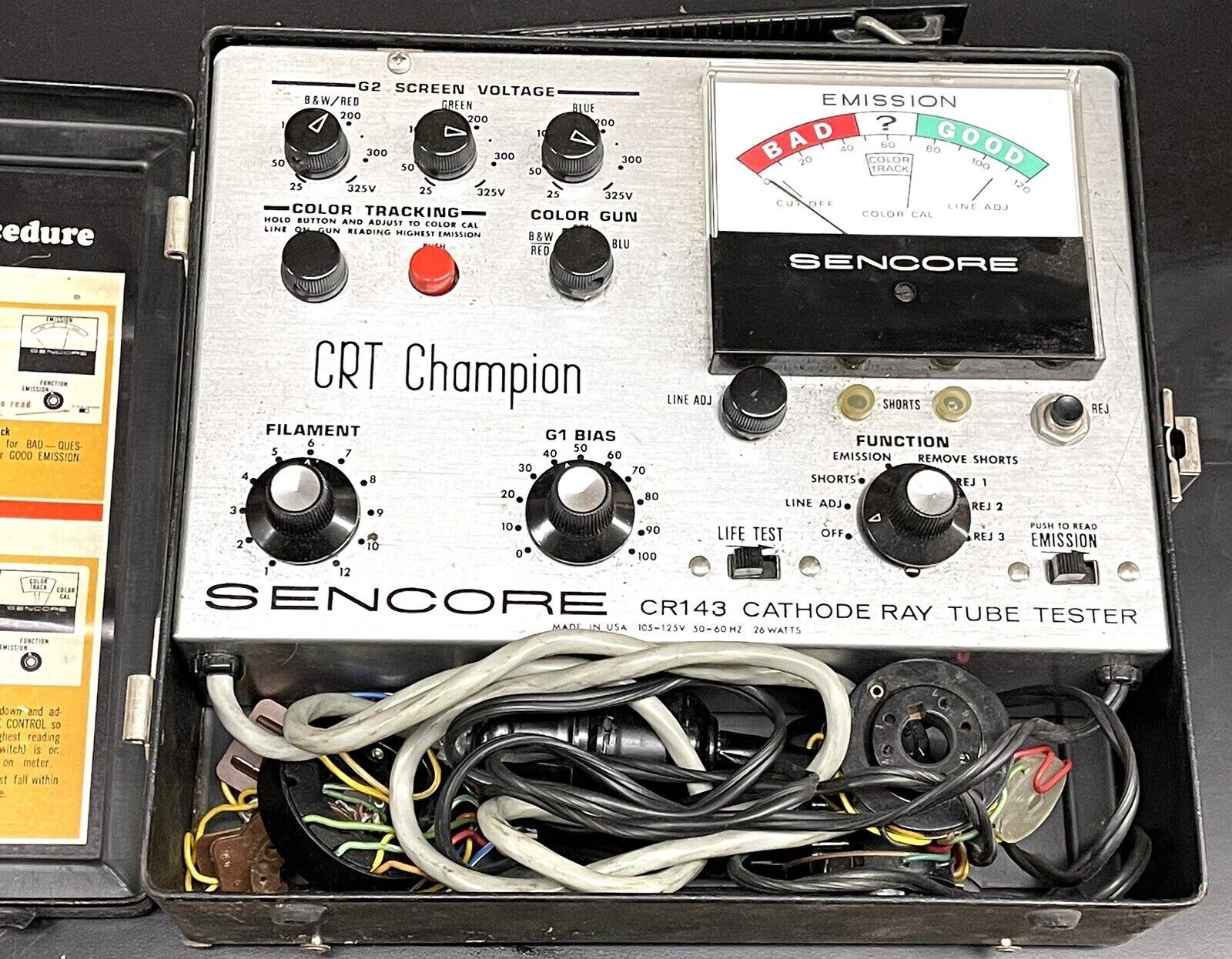 Sencore CR143 Tube Tester CRT Cathode Ray for sale online | eBay