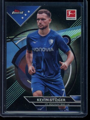 2022-23 Topps Finest Bundesliga #30 Kevin Stoger Black Refractor 91/199 ...