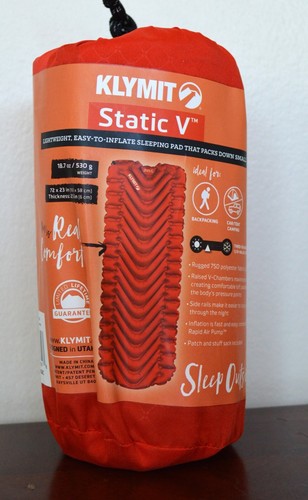 Klymit Static V Sleeping Pad-NWT | eBay