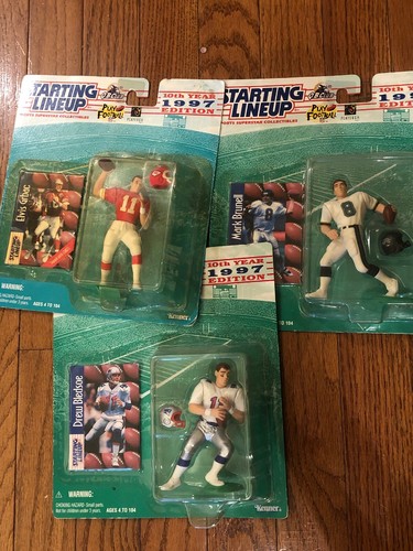 Starting Lineup Action Figure 1997 NFL Drew Bledsoe, Grbac, Brunell | eBay
