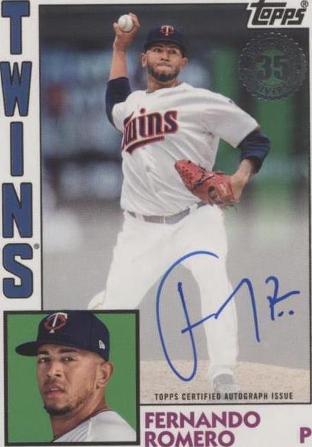 2019 Topps - 1984 Topps Baseball Autographs Series 2 Fernando Romero ...