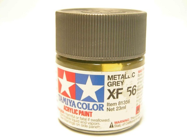 Tamiya Color Xf-56 Metallic Grey Acrylic Paint 10ml 81756 Ships for ...