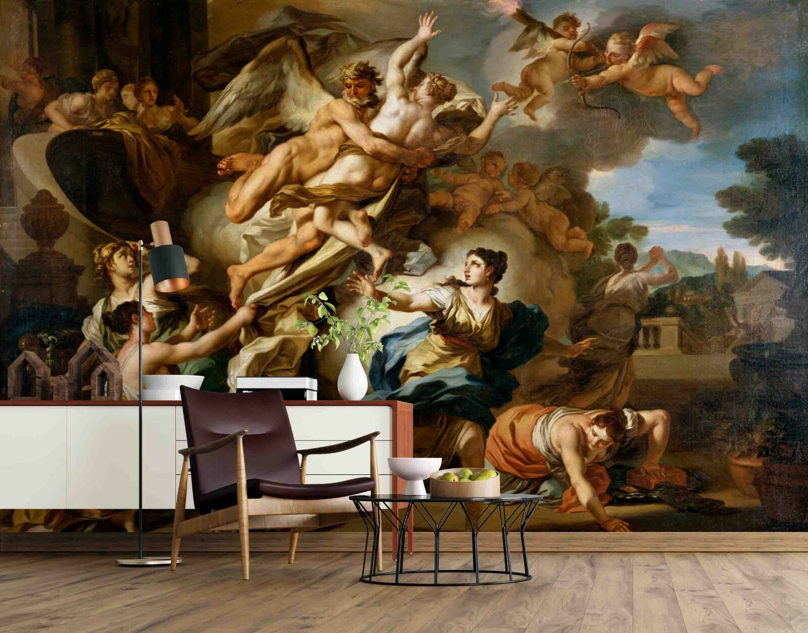 3D Greek Mythology Self-adhesive Removeable Wallpaper Wall Mural ...