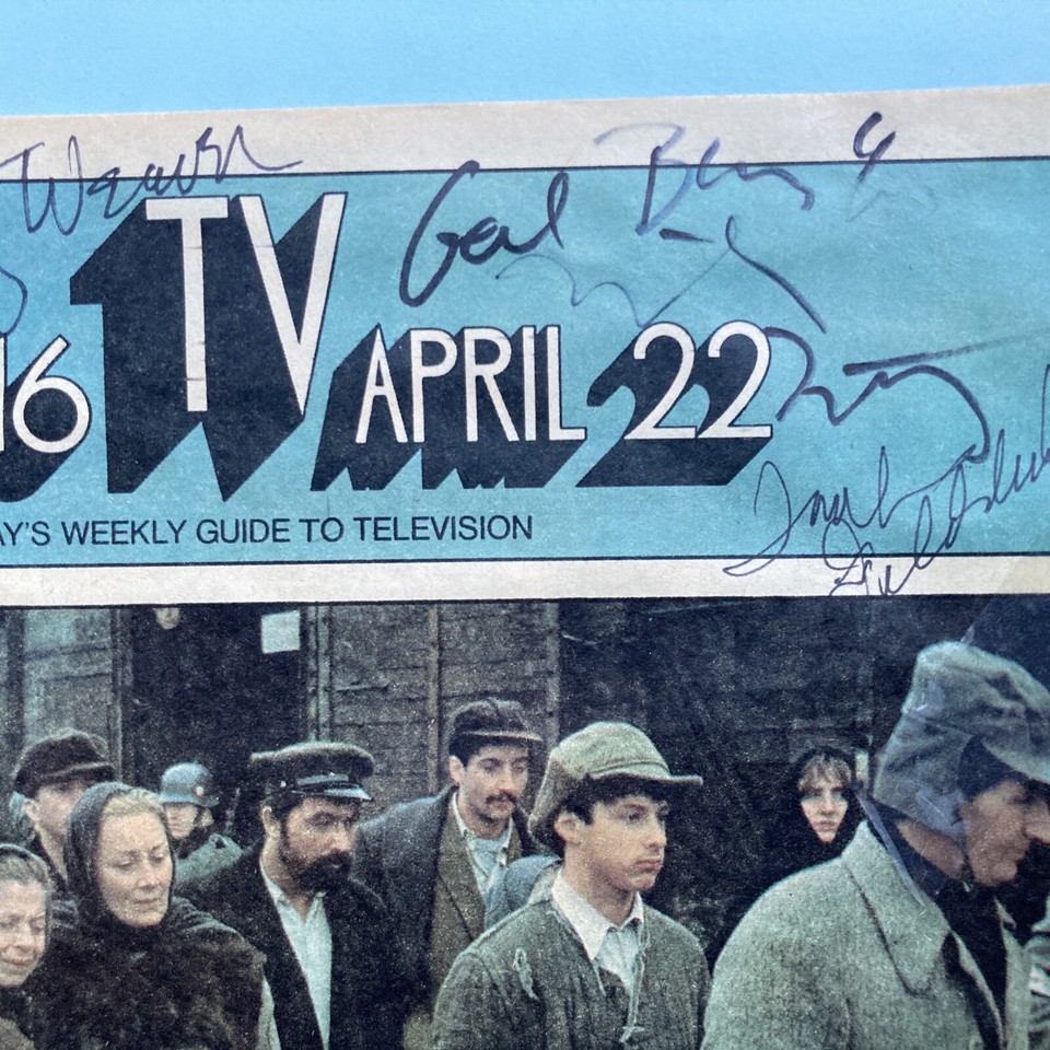 Tovah Feldshuh Fritz Weaver +2 Signed Newsday Local TV Guide April 16 ...