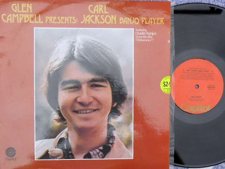 Glenn Cambell presents Carl jackson banjo player ORIG OZ LP NM ’73 ...