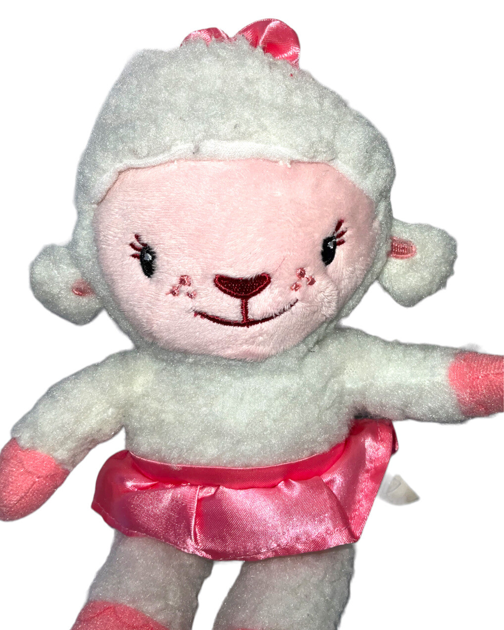 Doc McStuffins Lambie Plush Doll stuffed plush lamb Pink White Disney ...