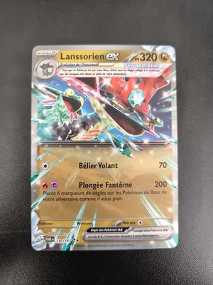 Carte Pokémon Lanssorien Ex 130/167 - Mascarade Crépusculaire - Neuve ...