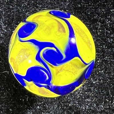 1” Mad Man Marbles Adventure Pinwheel Marble Signed MMM 12-25 | eBay