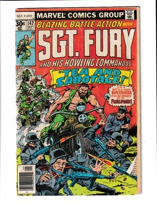 SGT. Fury #142 (1977) and His Howling Commandos Marvel Comics | eBay