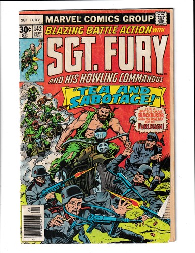 SGT. Fury #142 (1977) and His Howling Commandos Marvel Comics | eBay