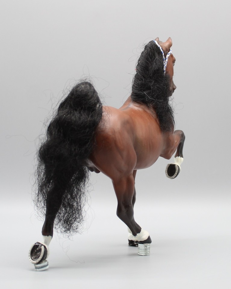 Breyer Horse CM Custom Five Gaiter ASB Vintage Haired | eBay