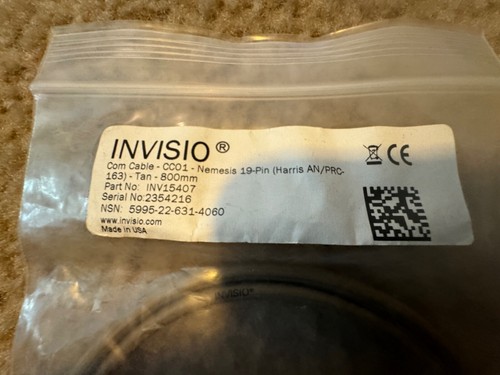 prc-163 to invisio push to talk down cable | eBay