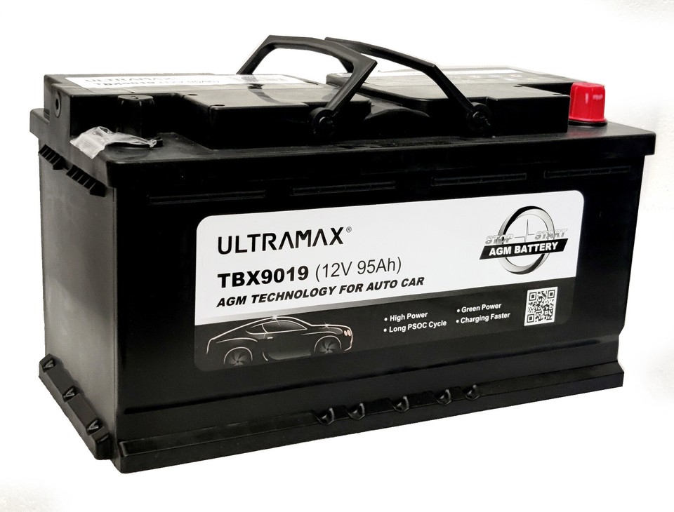 Ultramax Advanced AGM 019 Car Battery VW 7P0915105C, 95861109221 | eBay