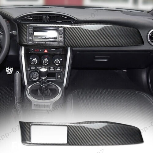 CARBON DRY DASH RADIO Panel Trim Cover Fit For Toyota GT86 SCION FR-S ...