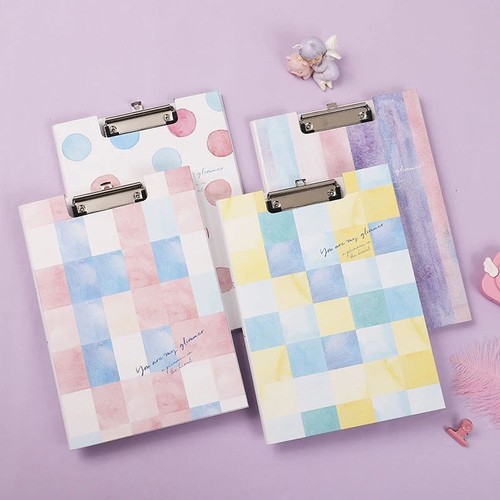 A4 Clipboard Laminated Cover Document Paper File Clip Writing Board ...